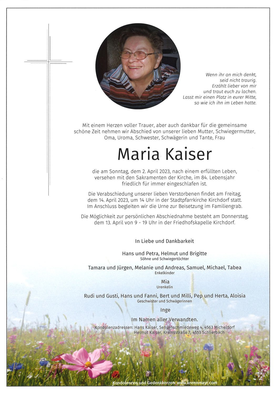 Todesfall Maria Kaiser